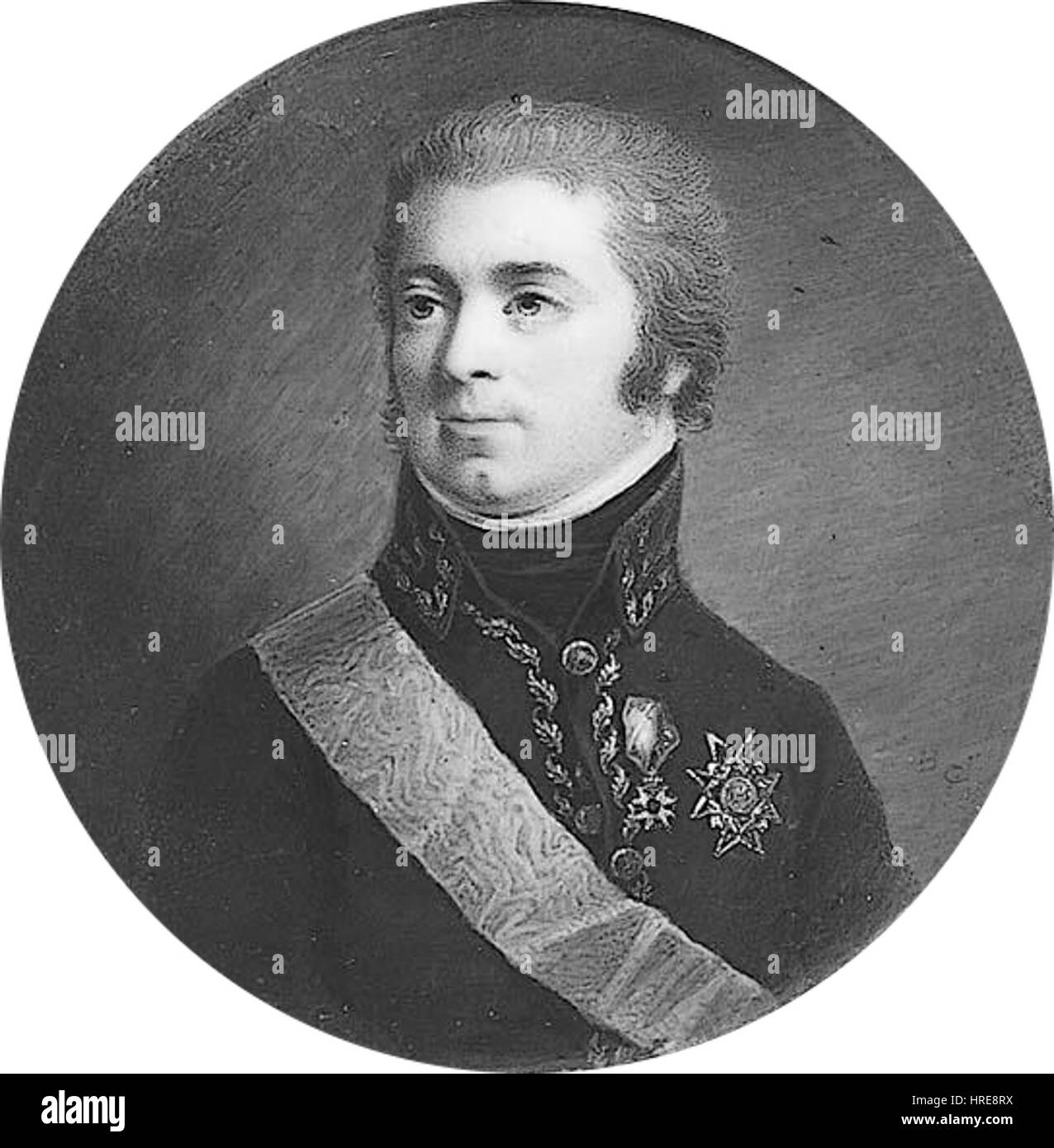 Hans Henrik Hessen (around 1800 Stock Photo - Alamy