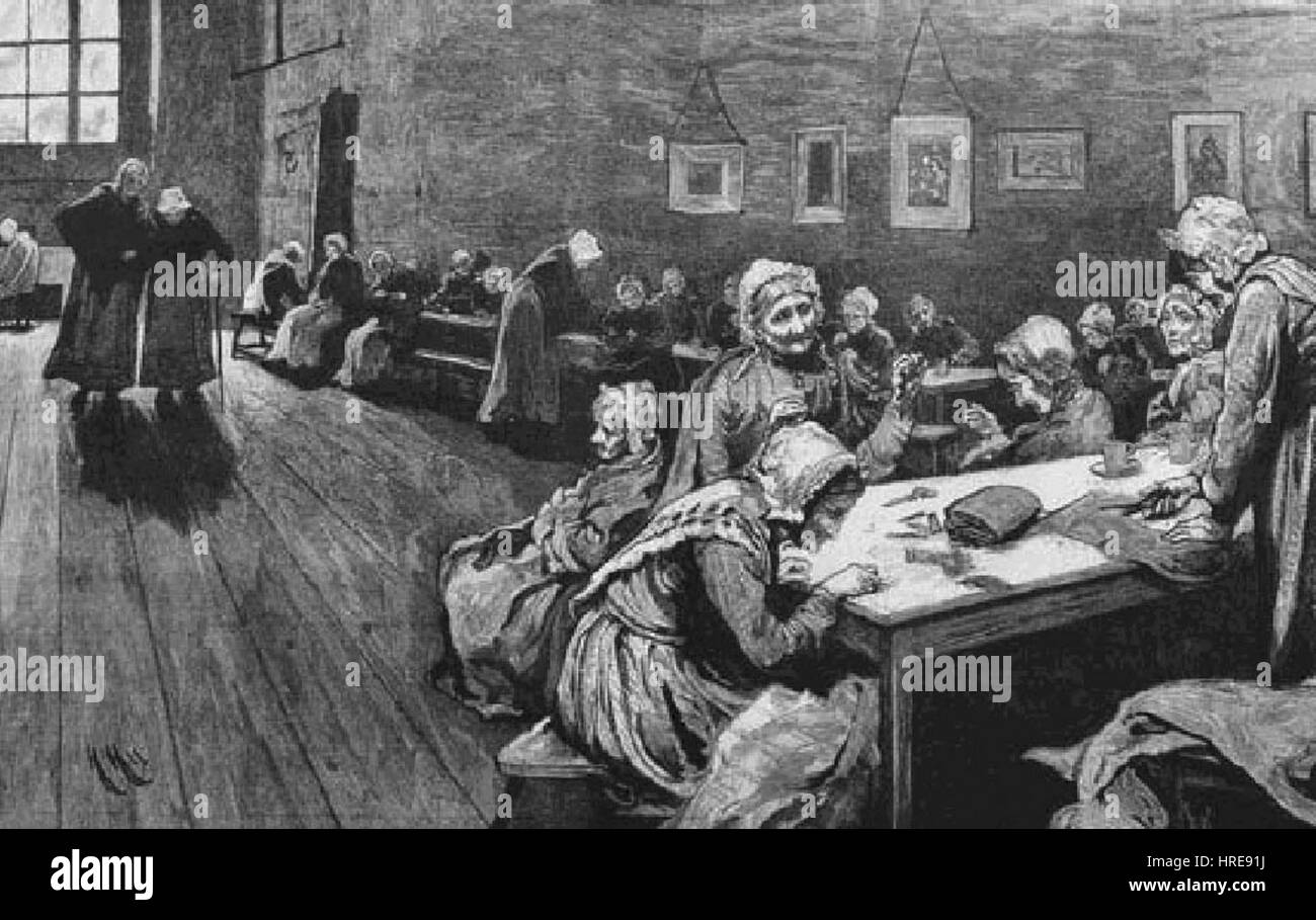 Hubert von Herkomer 1877 - Old Age, A Study in Westminster Union (The ...