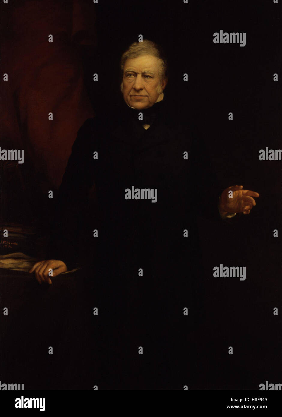 Joseph Hume by John Whitehead Walton Stock Photo - Alamy