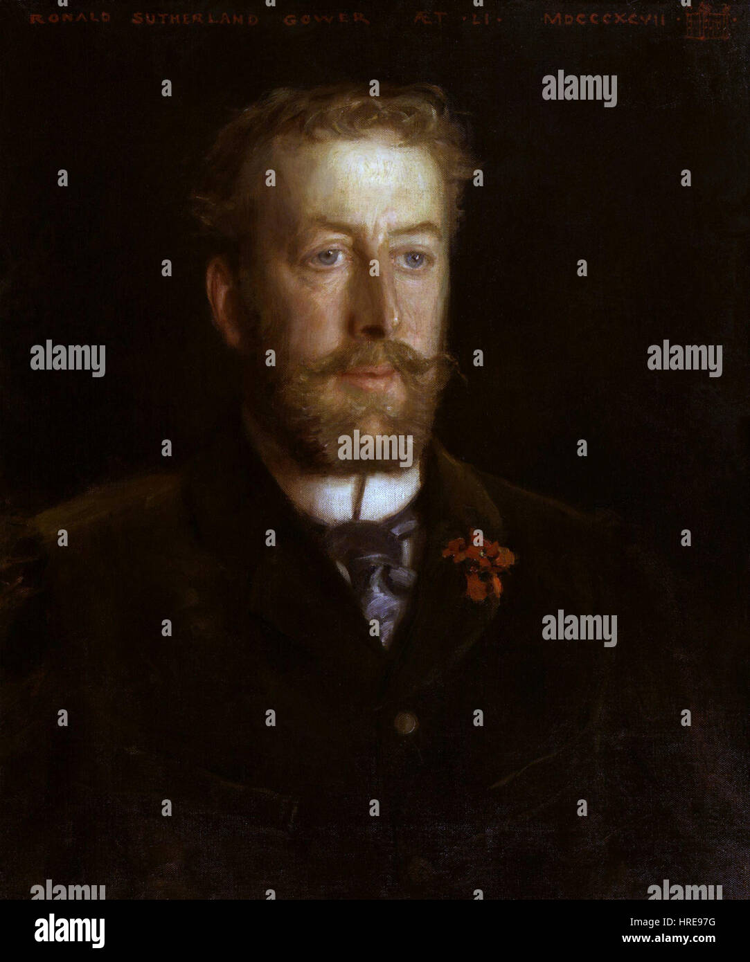 Lord Ronald Sutherland Gower by Henry Scott ('Harry') Tuke Stock Photo ...