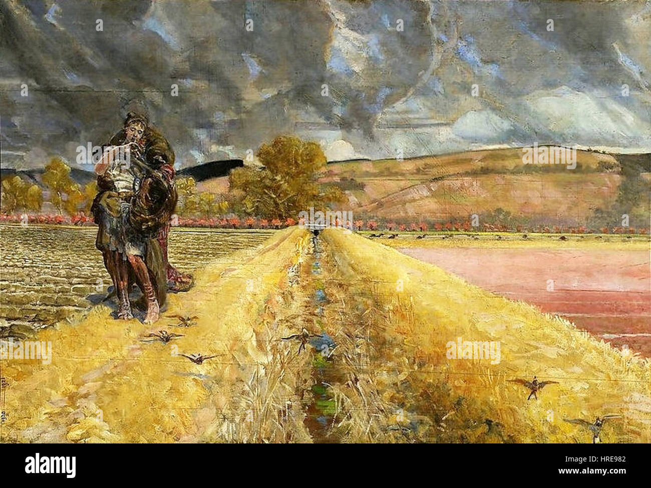 This artwork by the Polish painter Jacek Malczewski depicts Saint Agnes ...