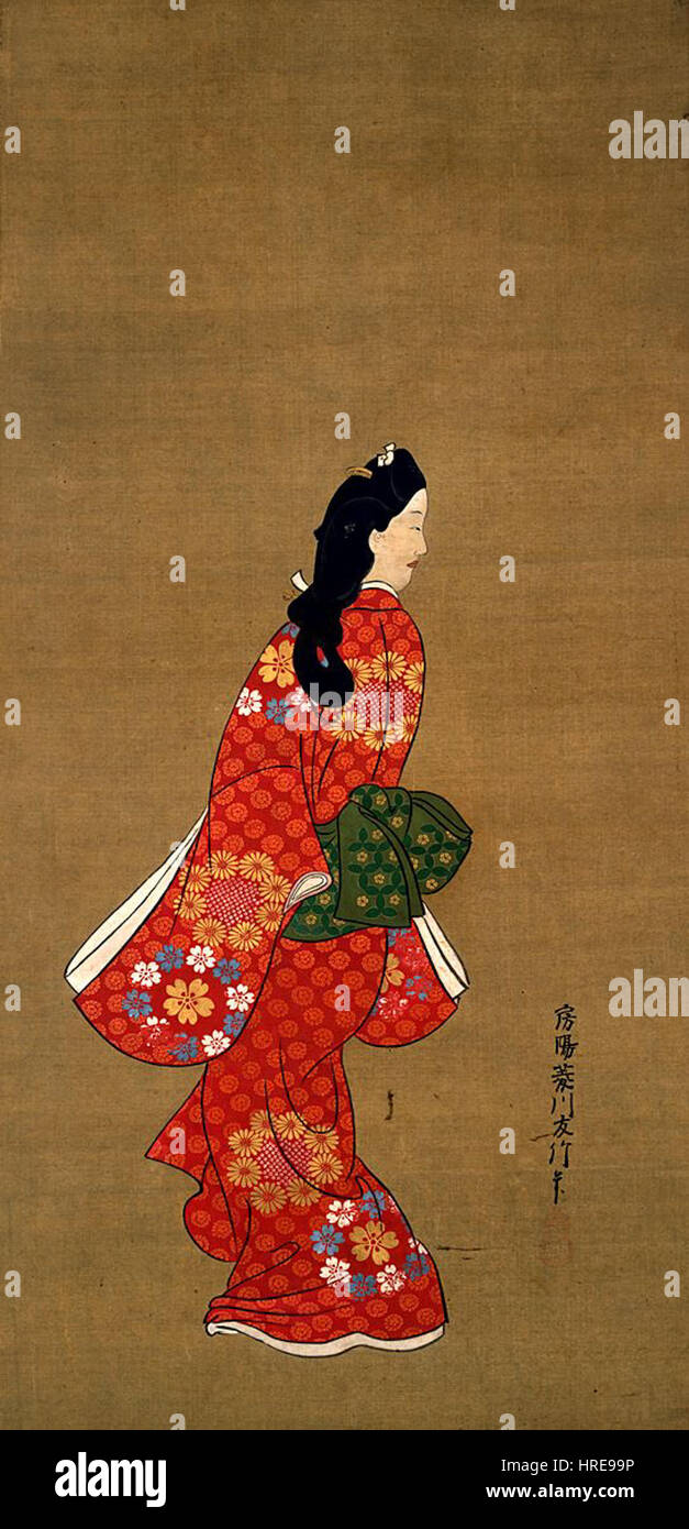 Woman painting looking over shoulder hi-res stock photography and ...