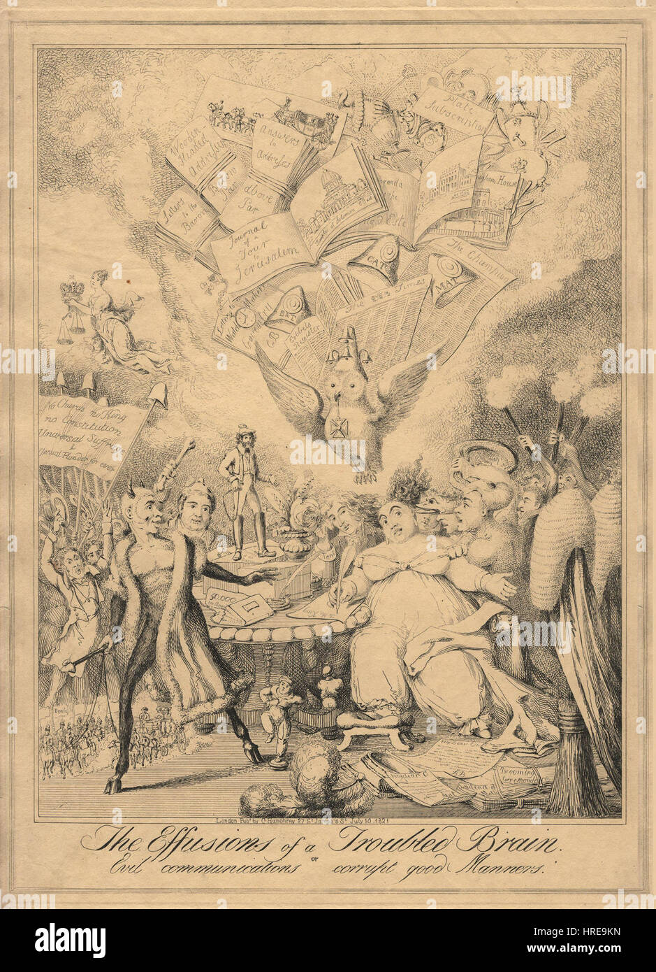 The Effusions of a Troubled Brain, or Evil communications corrupt good ...