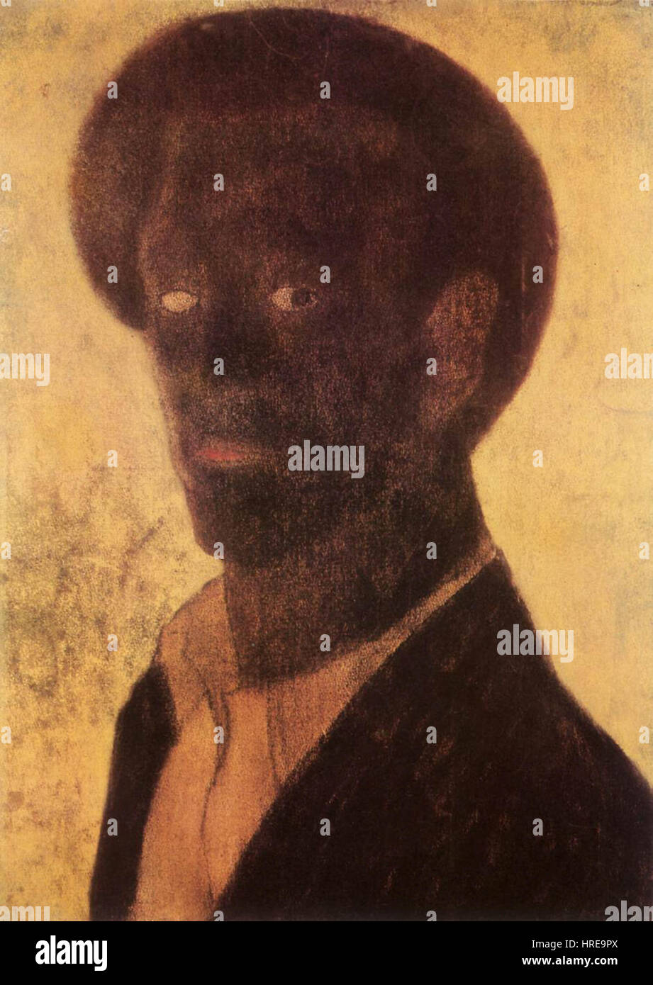 Vajda Self-portrait in Black c. 1936 Stock Photo - Alamy