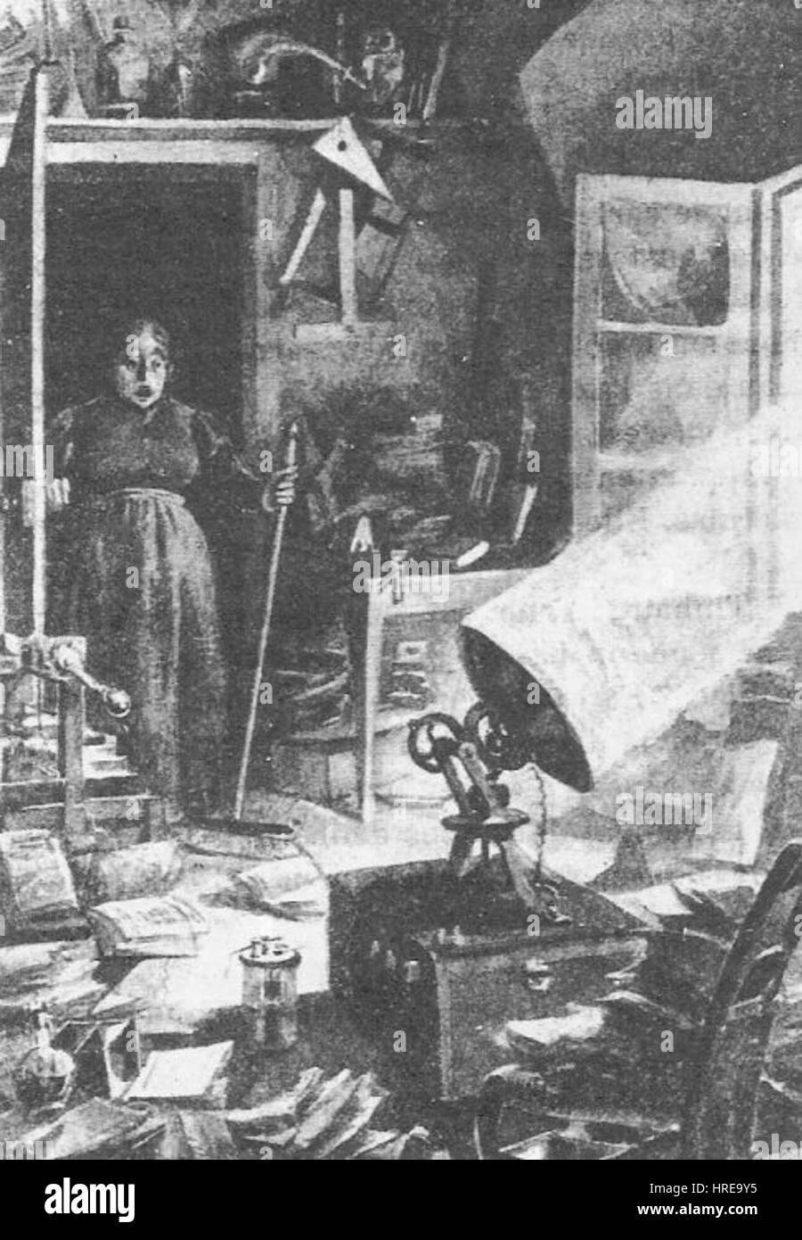 'The Chase of the Golden Meteor' by George Roux 26 Stock Photo - Alamy