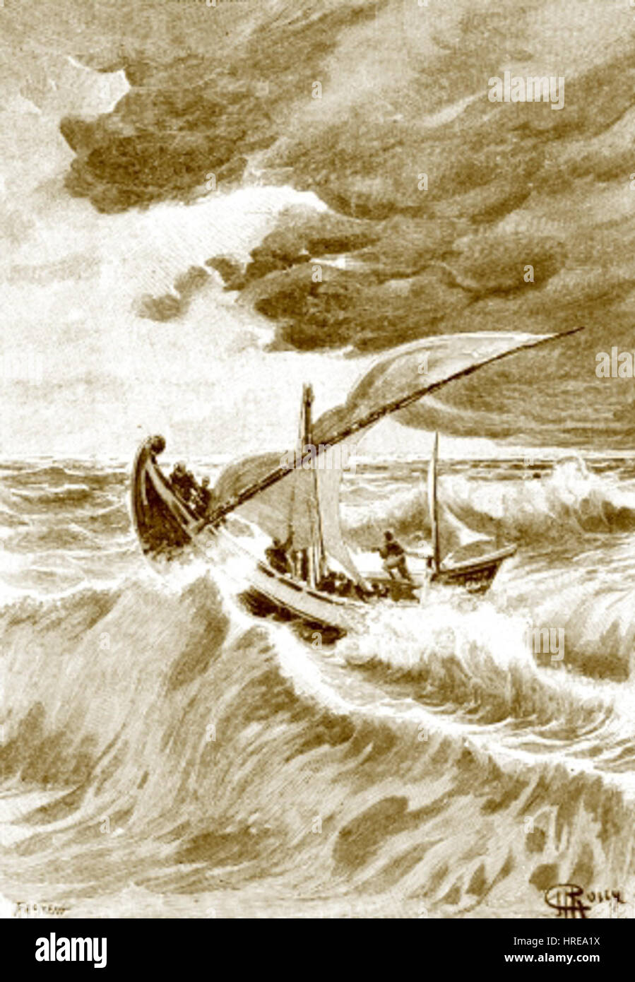 This illustration from 'The Wonderful Adventures of Captain Antifer' by ...