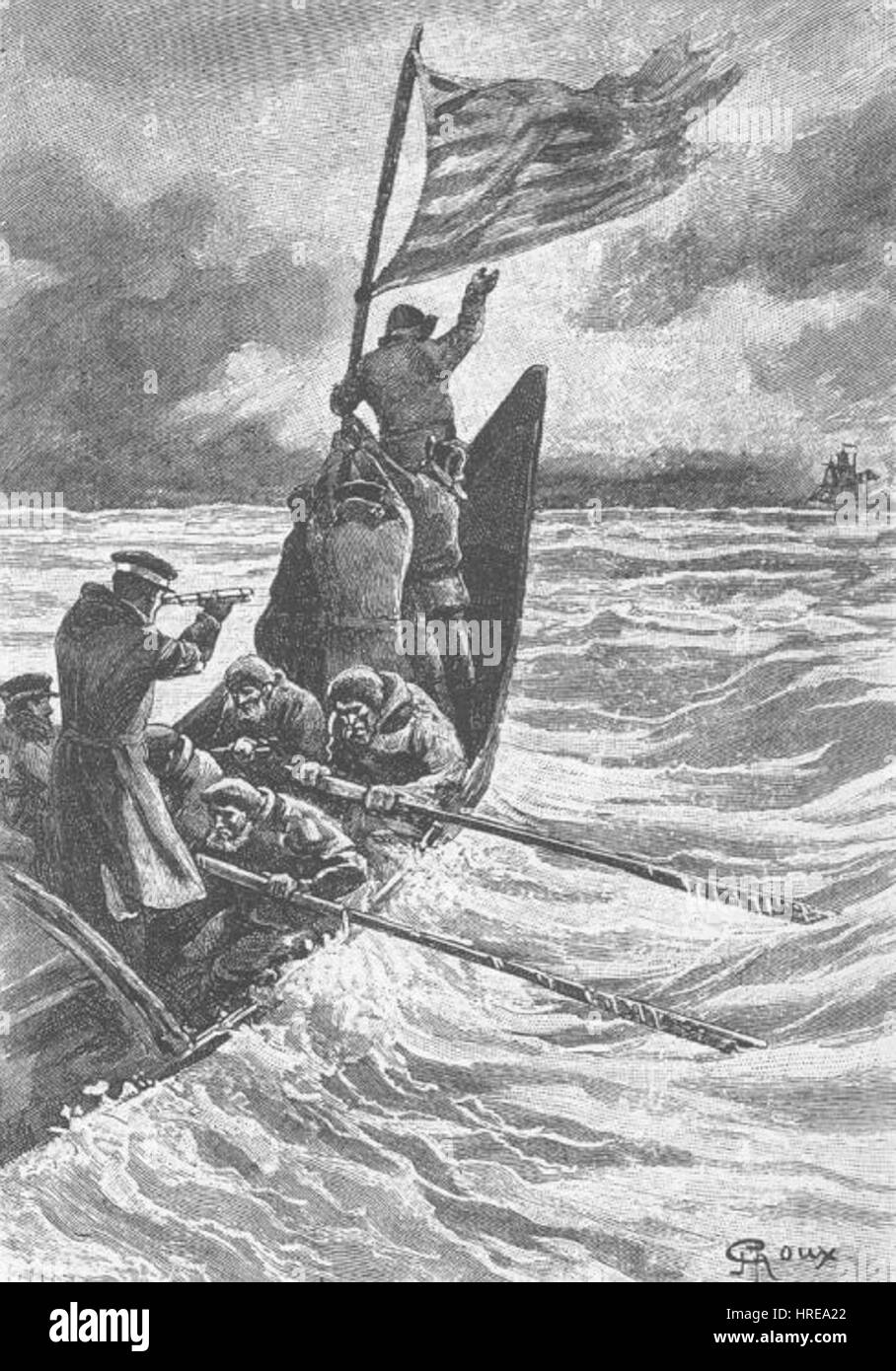 'The Sphinx of the Ice Fields' by George Roux 68 Stock Photo - Alamy