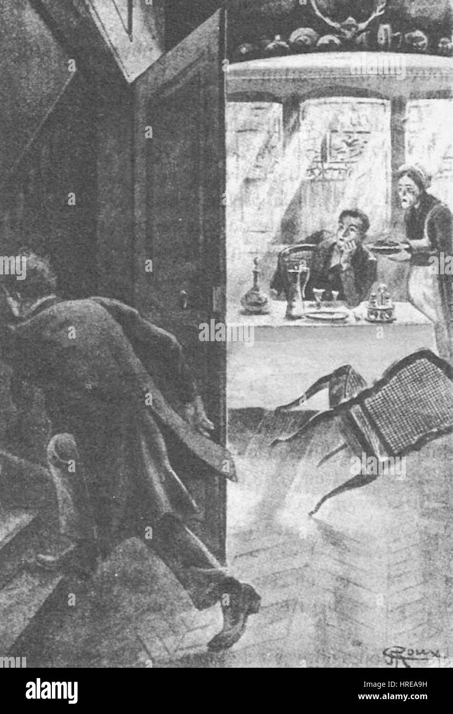 'The Chase of the Golden Meteor' by George Roux is an illustration ...