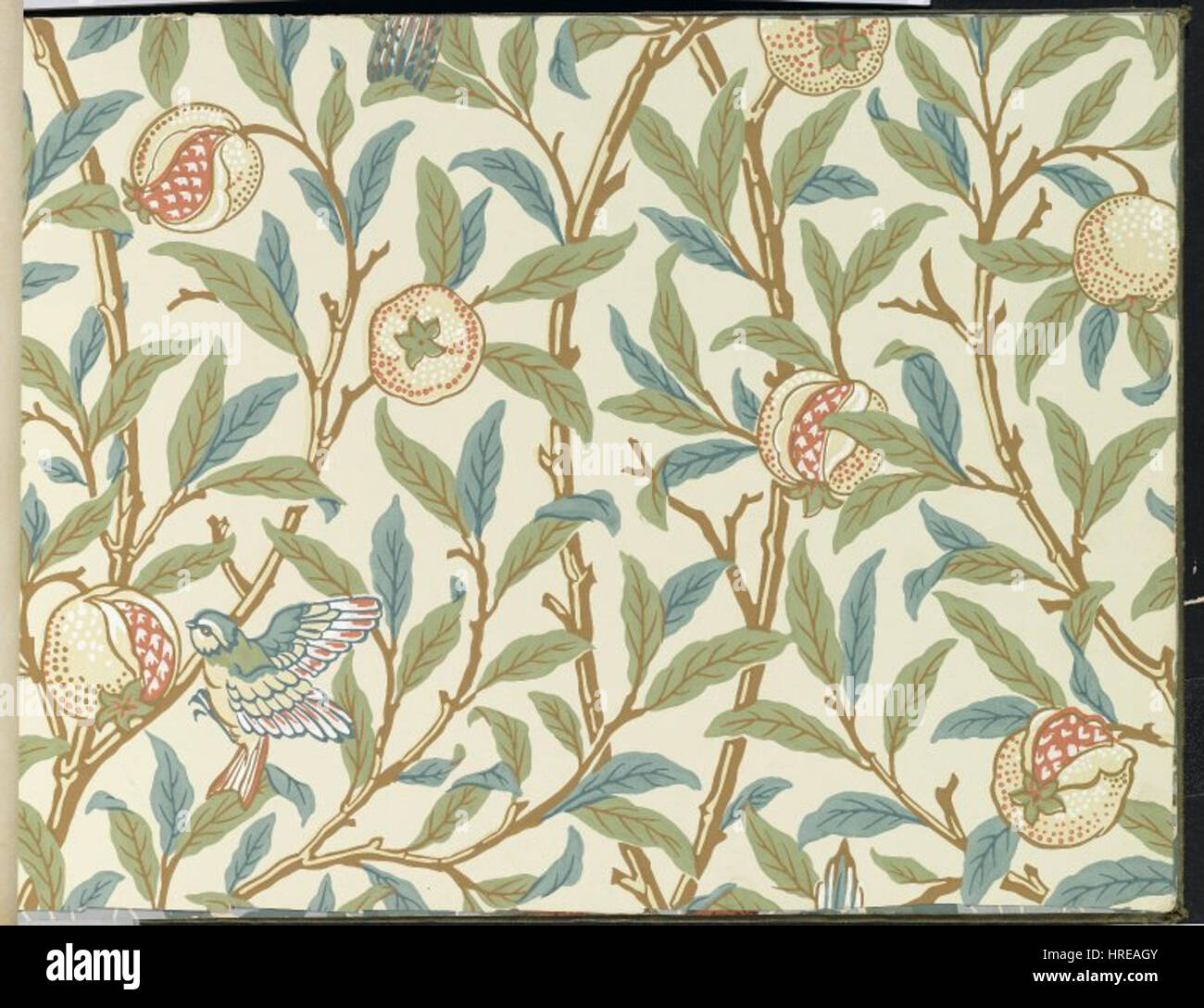 This image shows a page from the William Morris and Company Wallpaper ...