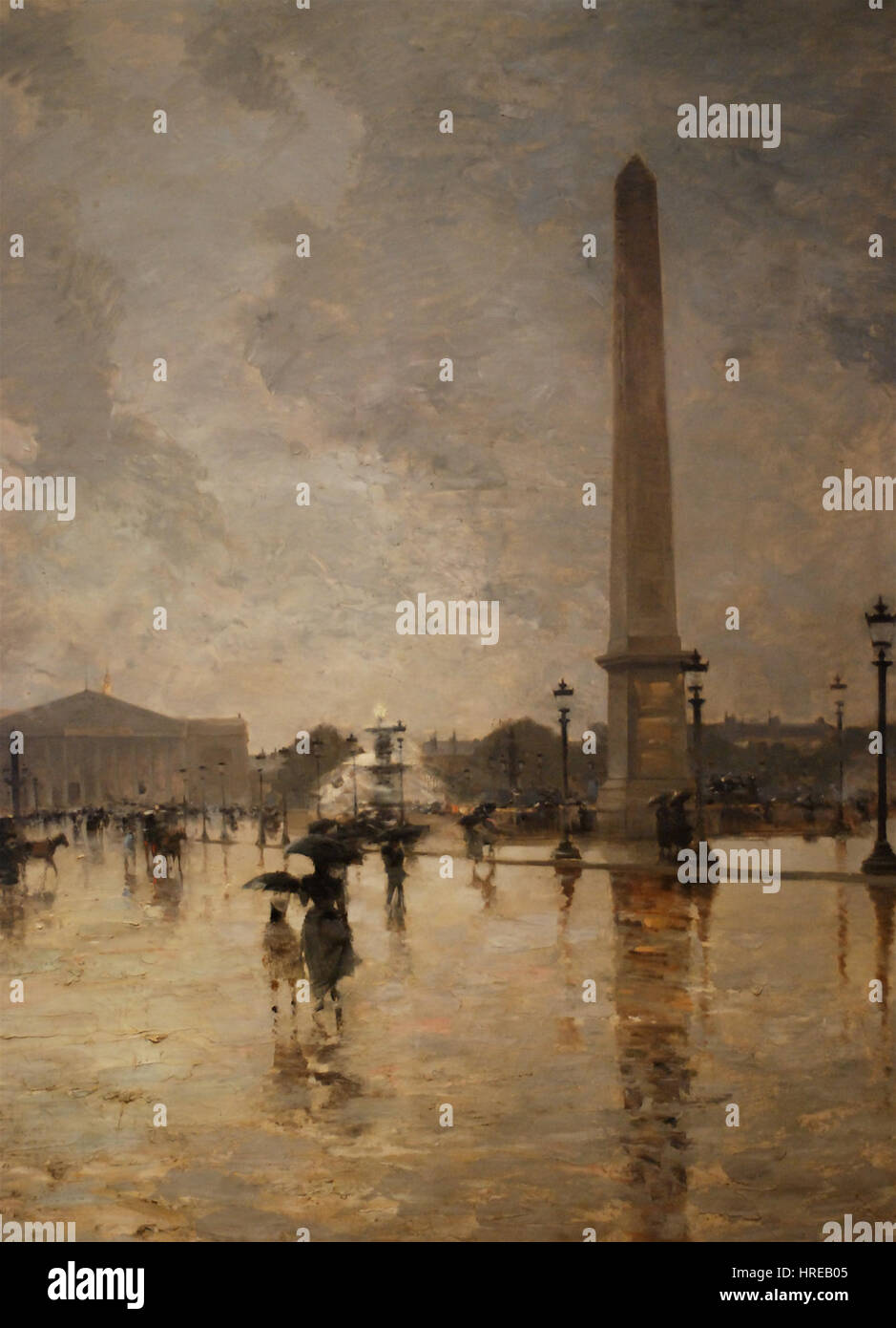 Alfred Smith - Averse place de la Concorde Stock Photo - Alamy