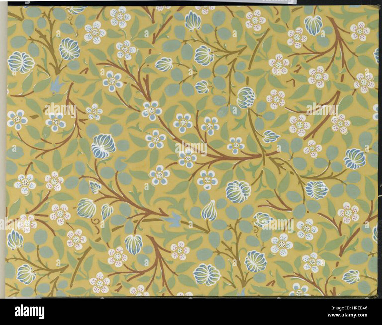 This page from the Brooklyn Museum’s wallpaper sample book by William ...