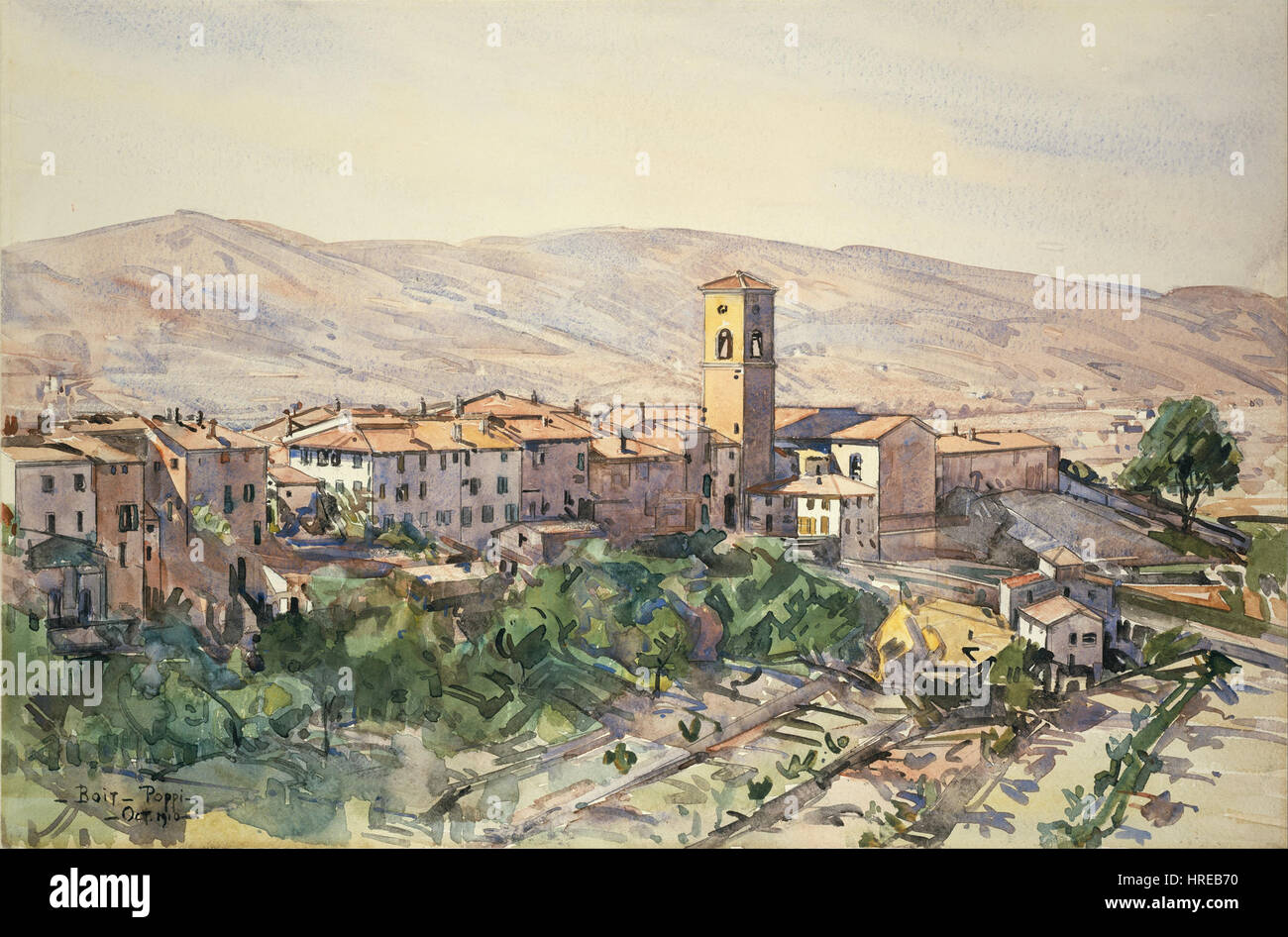 Edward Darley Boit - Poppi in the Casentino, Tuscany - Google Art ...