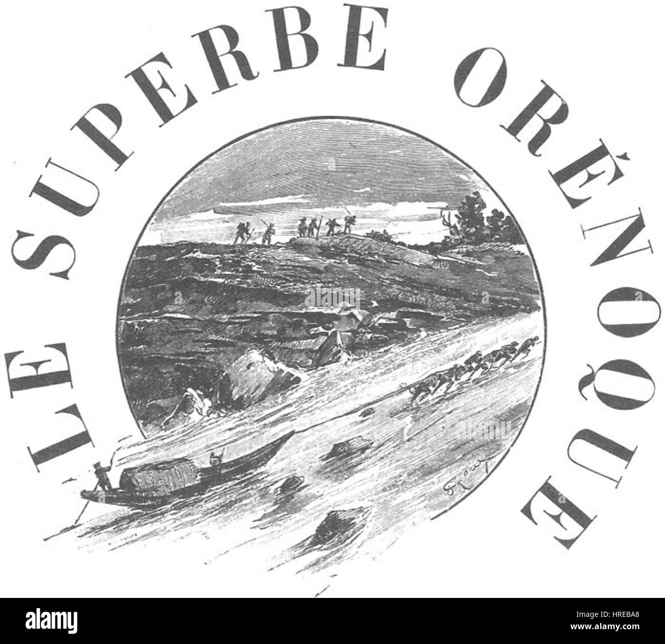 'The Mighty Orinoco' by George Roux is an illustration depicting the ...