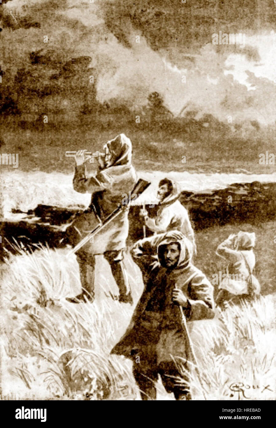 'Second Fatherland' by George Roux is a painting that explores themes ...