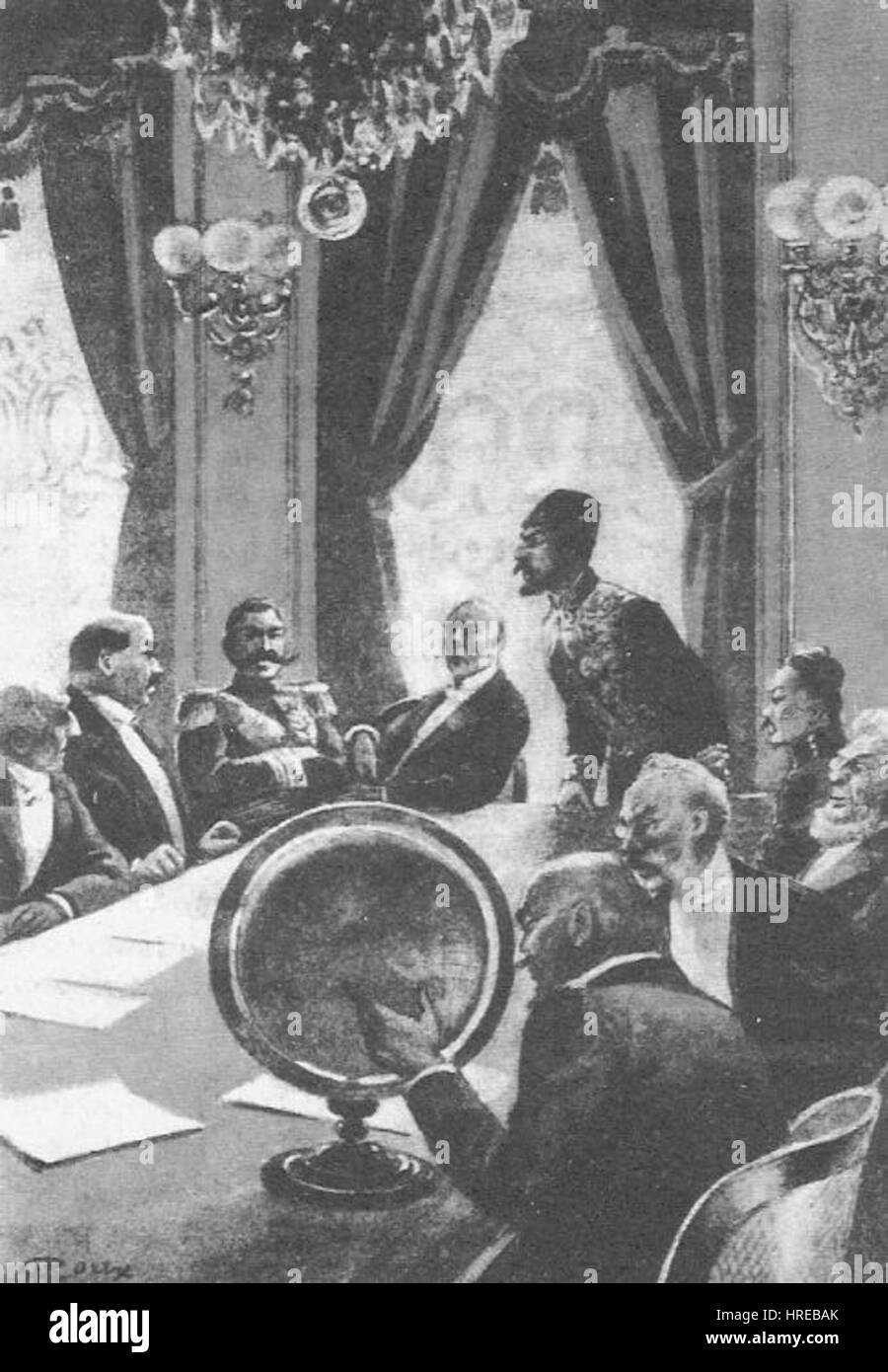 'The Chase of the Golden Meteor' by George Roux is a depiction of an ...