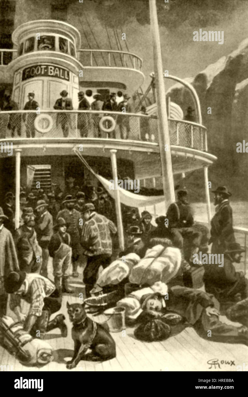 'The Golden Volcano' by George Roux 16 Stock Photo - Alamy