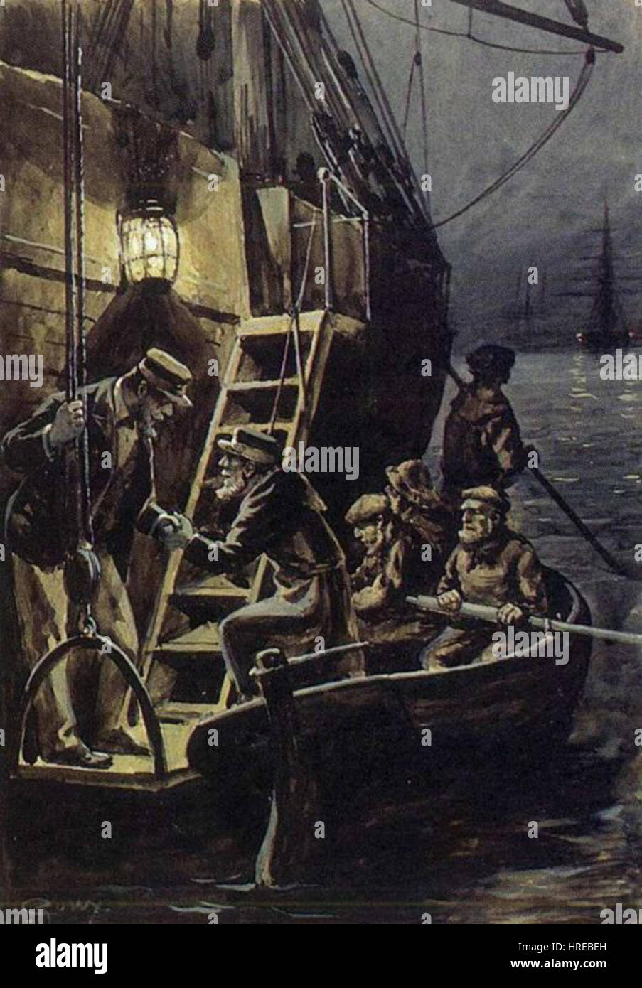 'The Sea Serpent' by George Roux 16 Stock Photo - Alamy