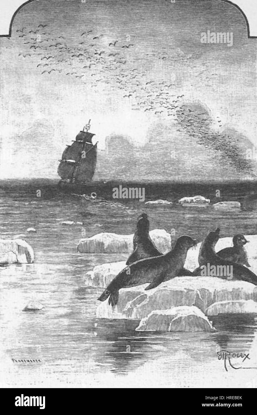 'The Sphinx of the Ice Fields' by George Roux 37 Stock Photo - Alamy