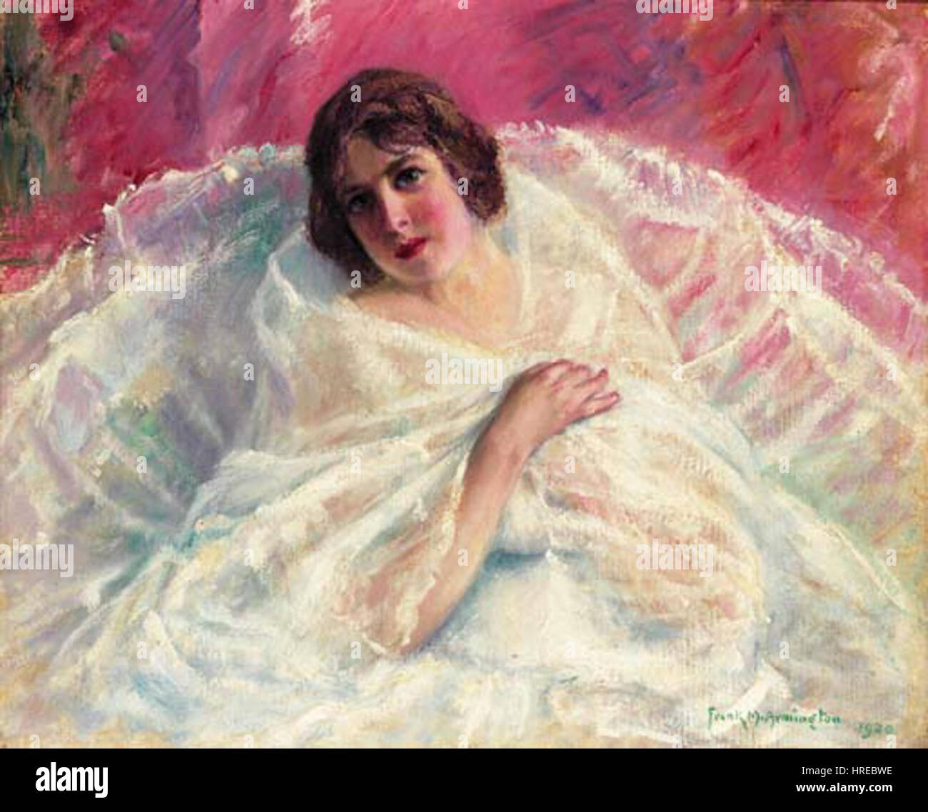 Frank Milton Armington Danseuse en blanc 1920 Stock Photo - Alamy