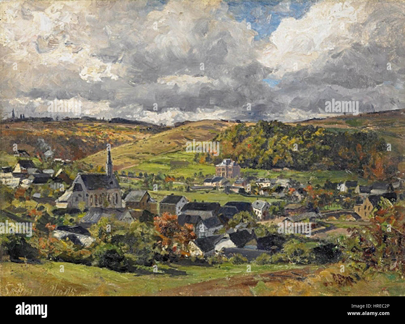 Fritz von Wille’s work '0289' represents his ability to blend landscape ...