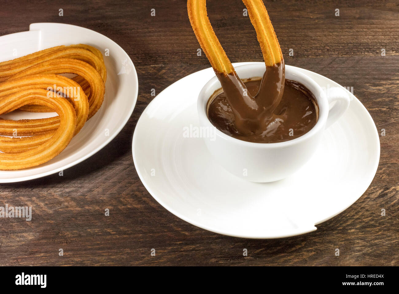 A photo of churros, traditional Spanish, and especially Madrid, dessert ...