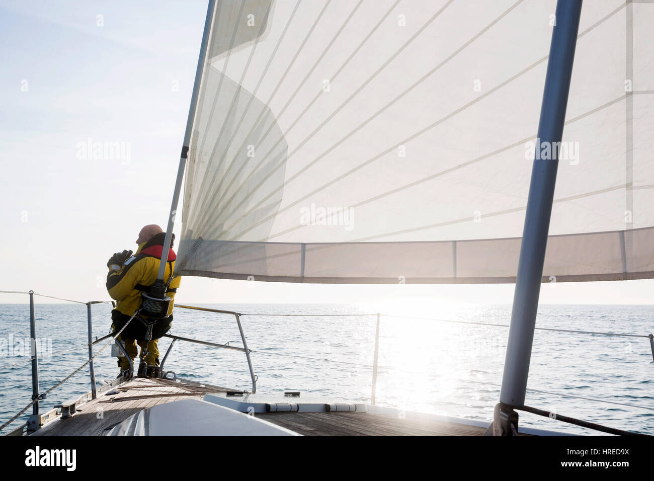 Binoculars sailing boat hi-res stock photography and images - Alamy