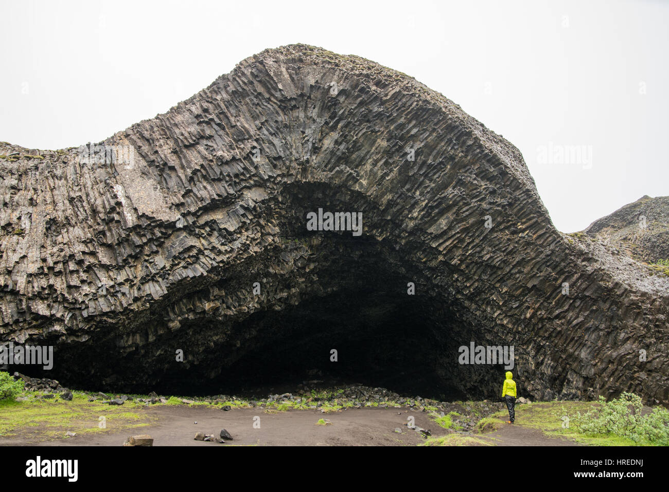 Scenic hexagonal volcanic rocks in Iceland Stock Photo - Alamy