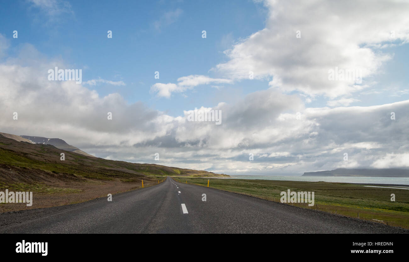 Scenic icelandic ring road Stock Photo - Alamy
