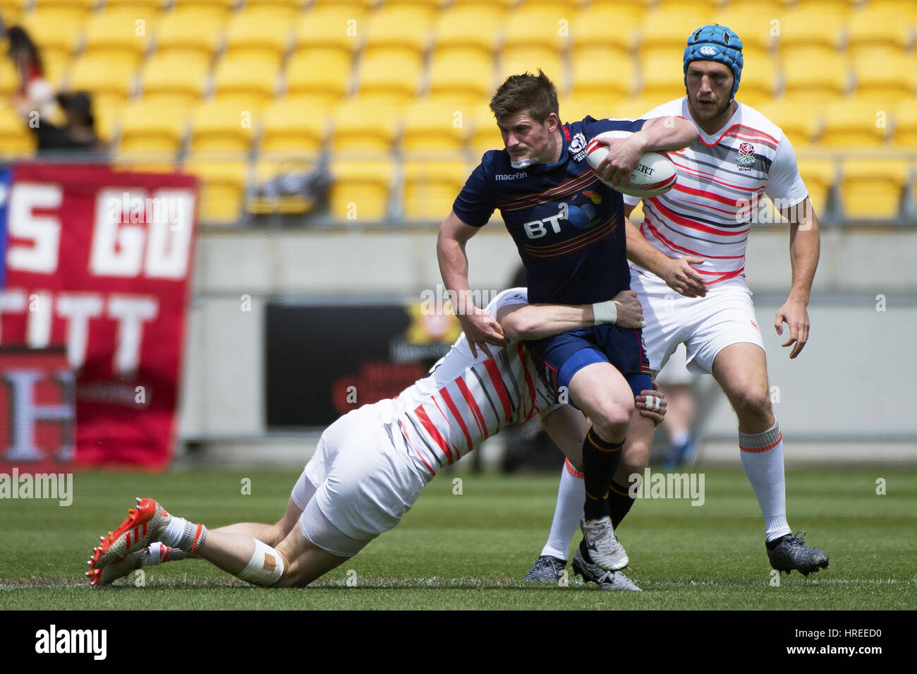 World Rugby HSBC Sevens Series Wellington - Scotland vs. England at ...