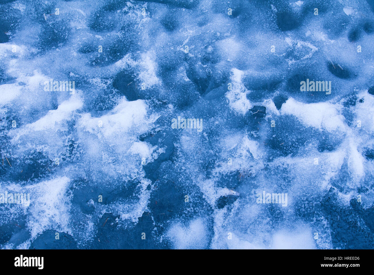 The blue ice surface with natural patterns Stock Photo - Alamy