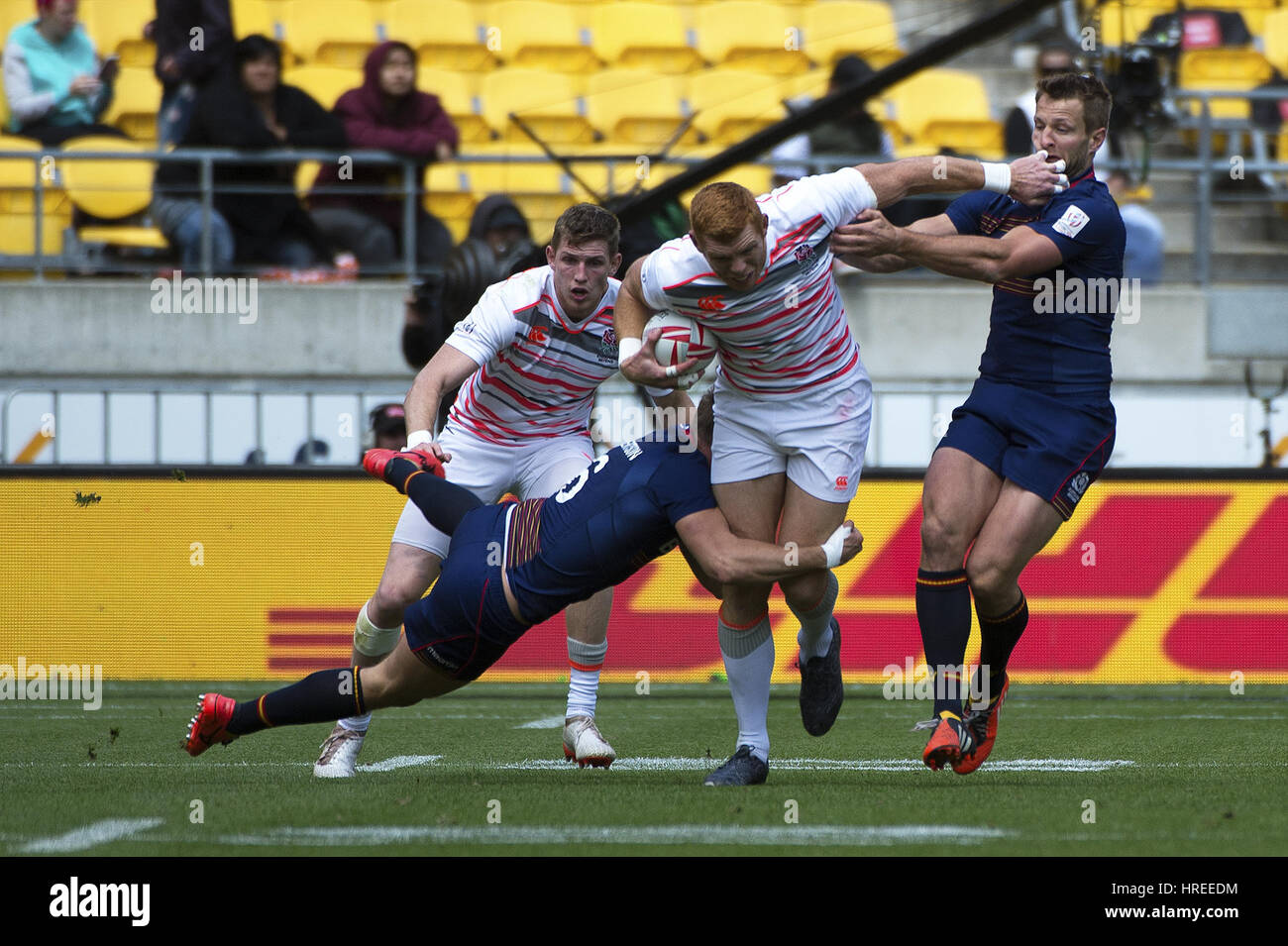 World Rugby HSBC Sevens Series Wellington - Scotland vs. England at ...