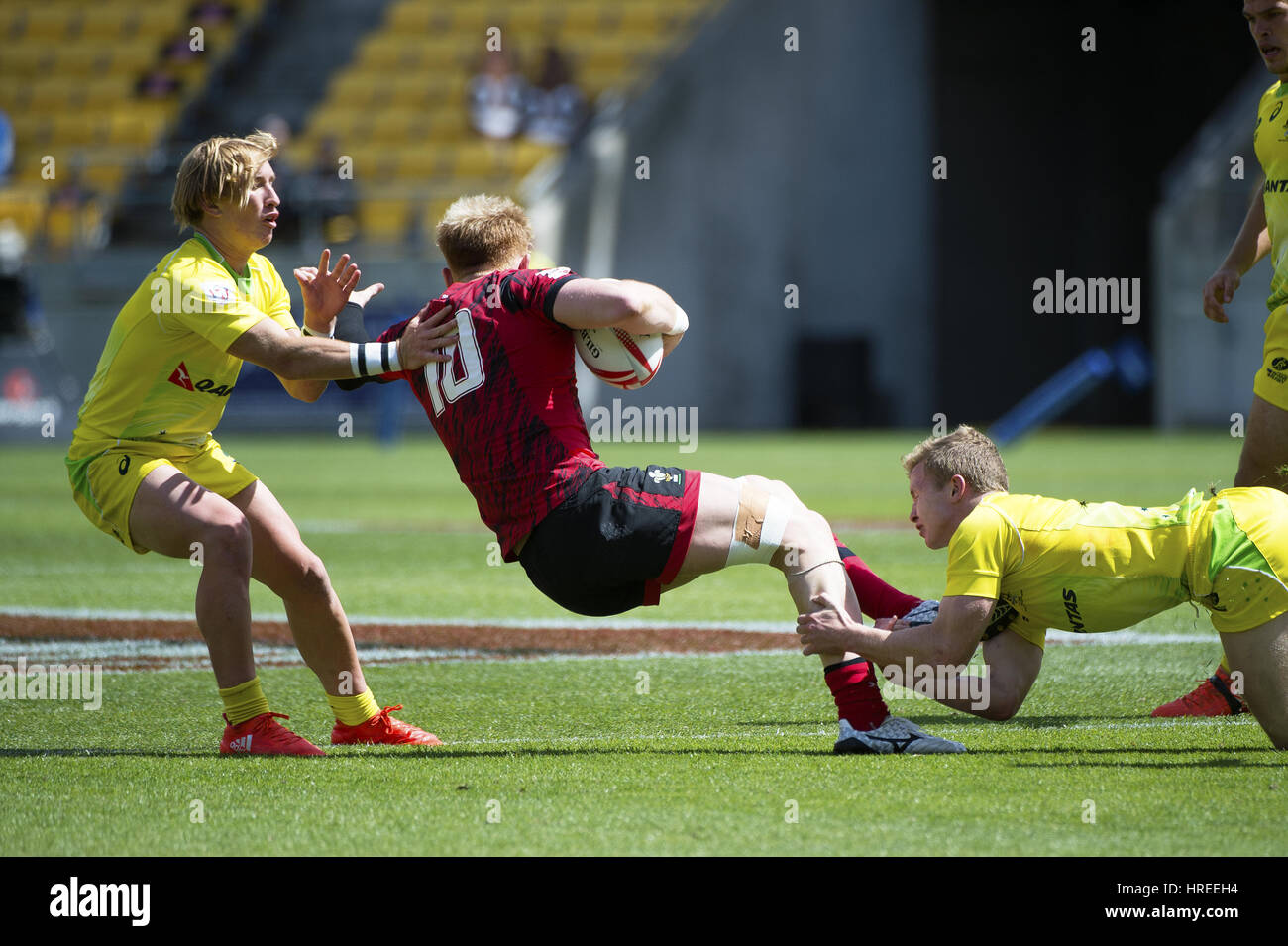 World Rugby HSBC Sevens Series Wellington - Wales vs. Australia at ...