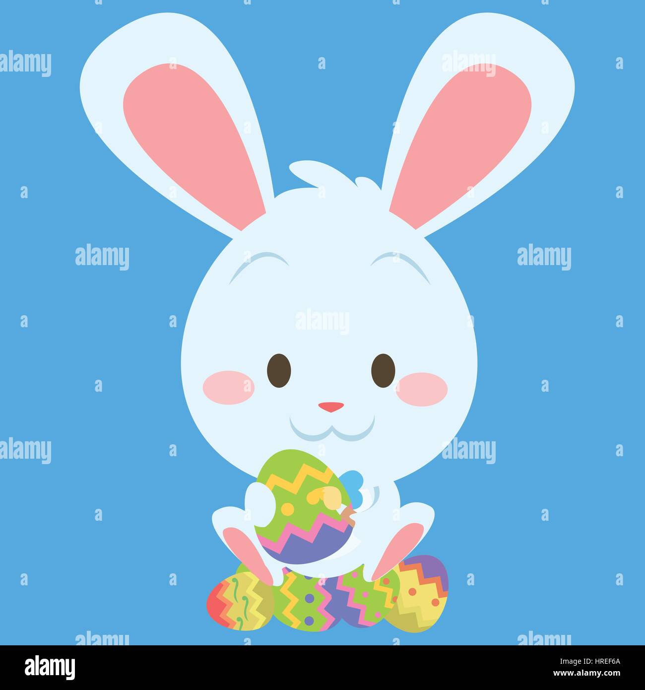 Cartoon easter bunny many hi-res stock photography and images - Alamy