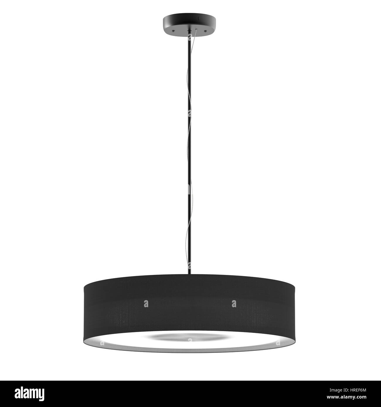 3d rendering hanging pendant lamp isolated on white Stock Photo - Alamy