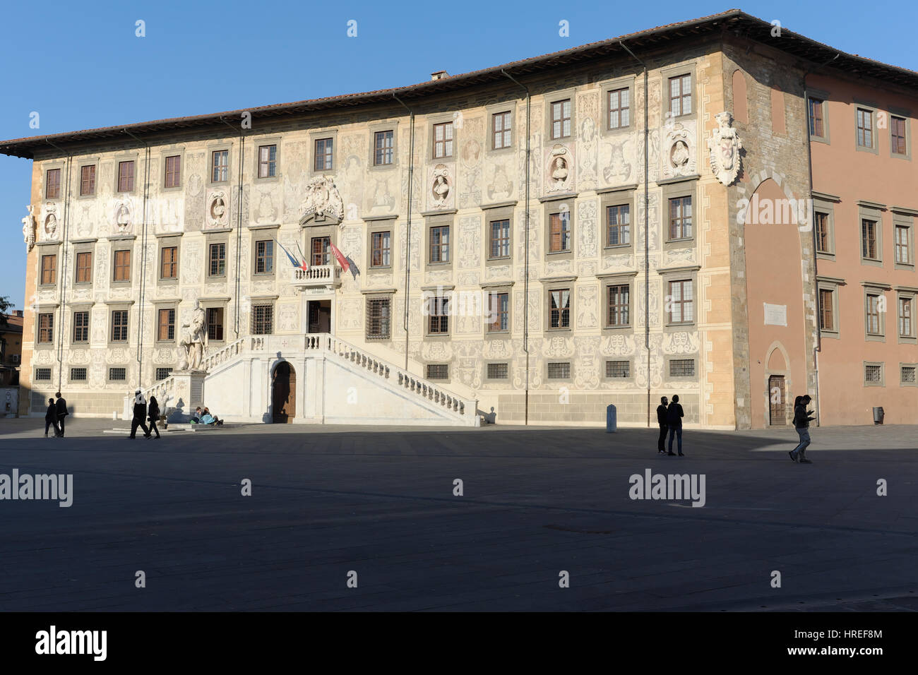 Piazza dei Cavalieri (Knights' Square) - Pisa, Tuscany, Italy - Palazzo ...