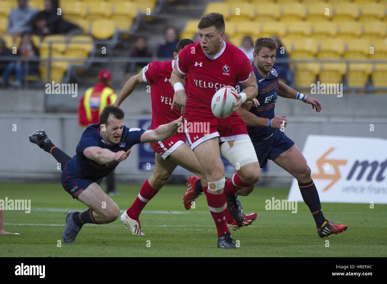 World Rugby HSBC Sevens Series Wellington - Scotland vs. Canada at ...