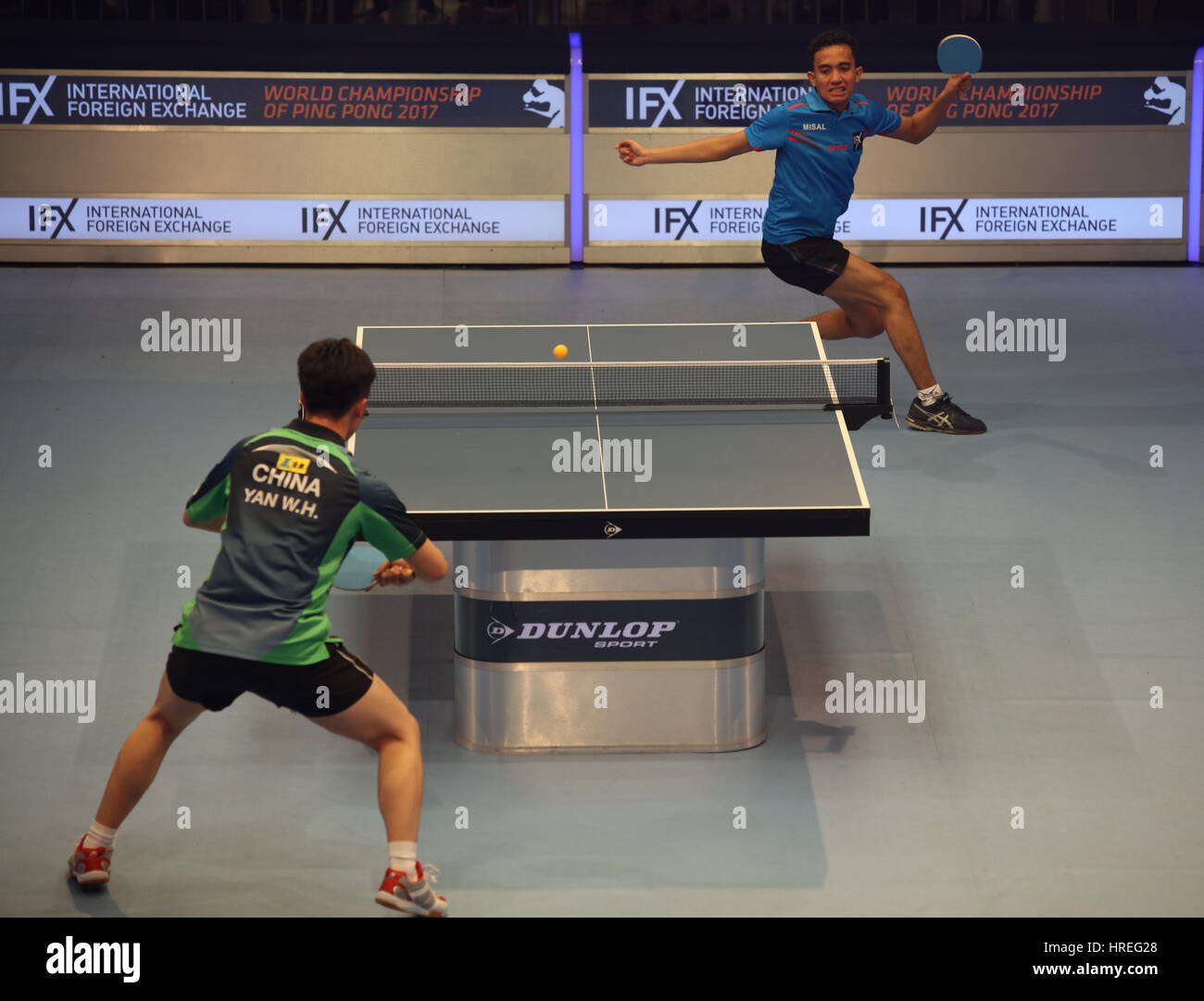 World Championship of Ping Pong at Alexandra Palace Featuring: John ...