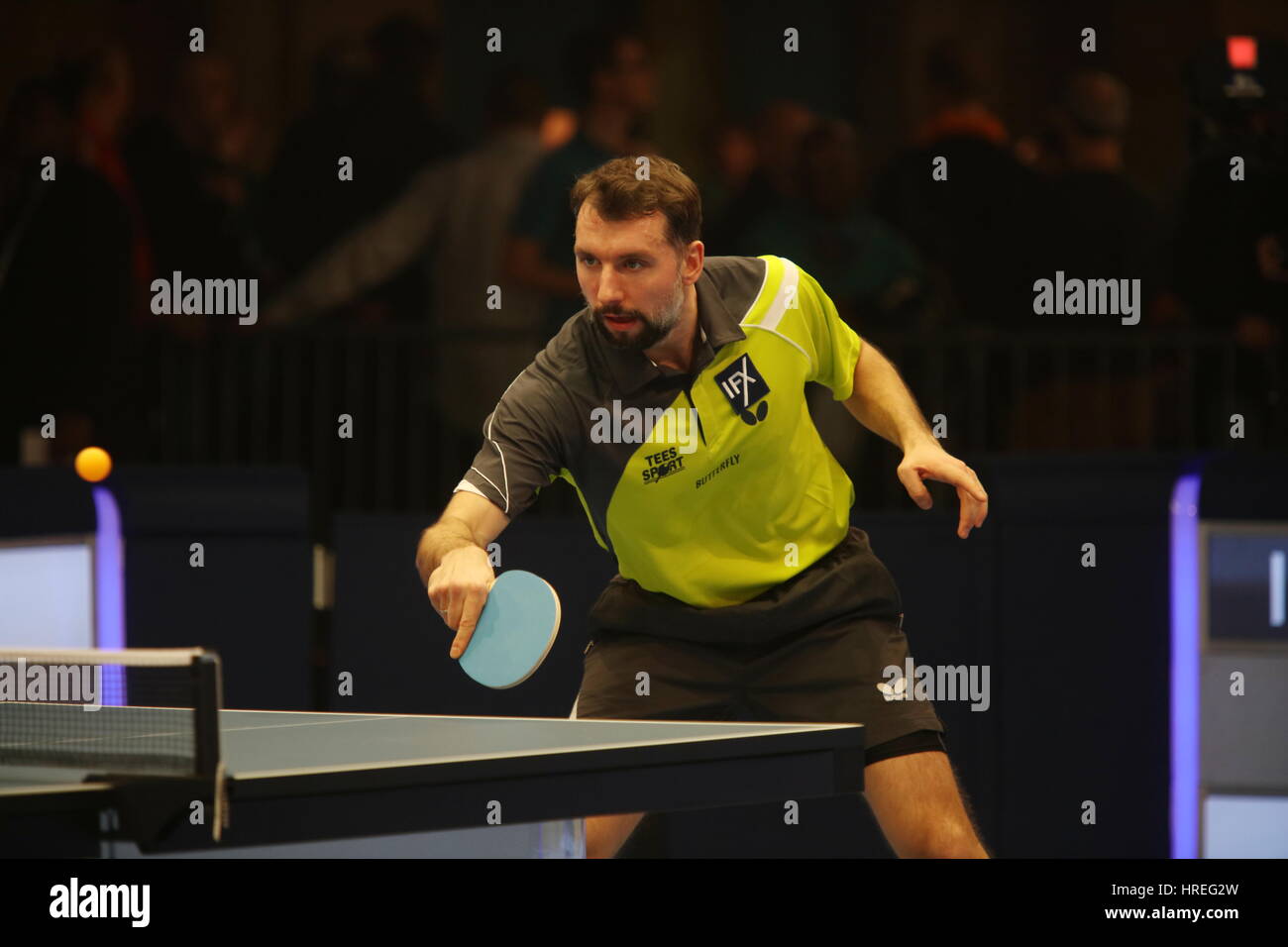 World Championship of Ping Pong at Alexandra Palace Featuring: Filip ...