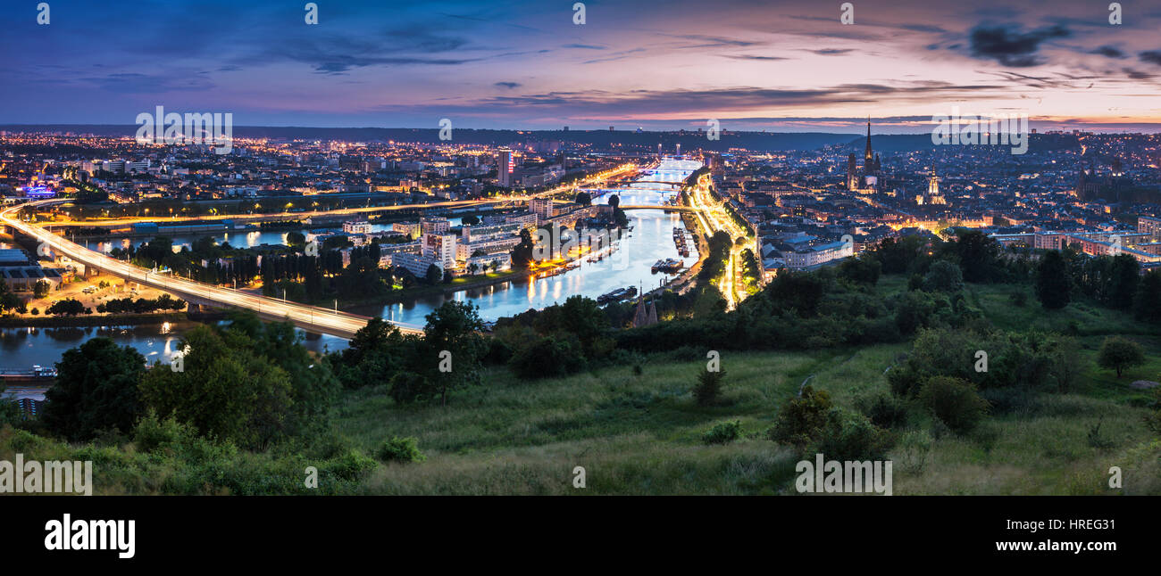 Rouen france skyline hi-res stock photography and images - Alamy