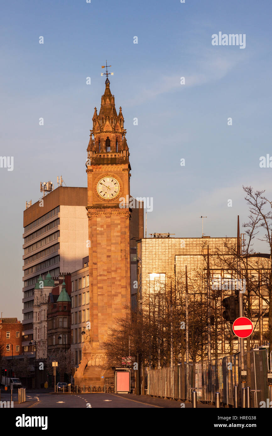 Peace Tower in Belfast. Belfast, Northern Ireland, United Kingdom Stock ...