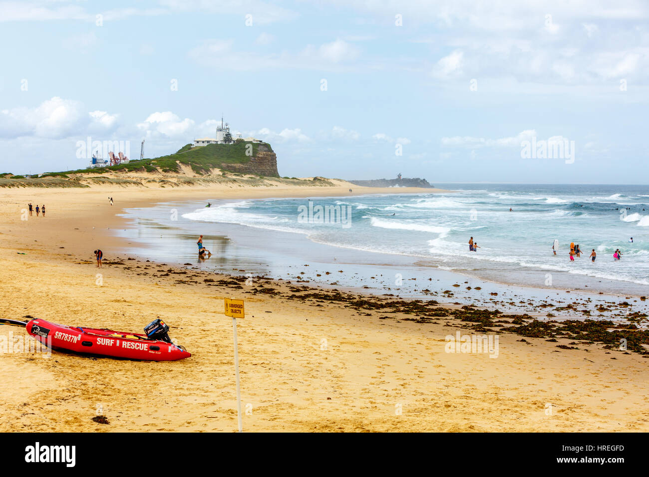 Nobbys Beach in the city of Newcastle,New south wales,australia Stock ...