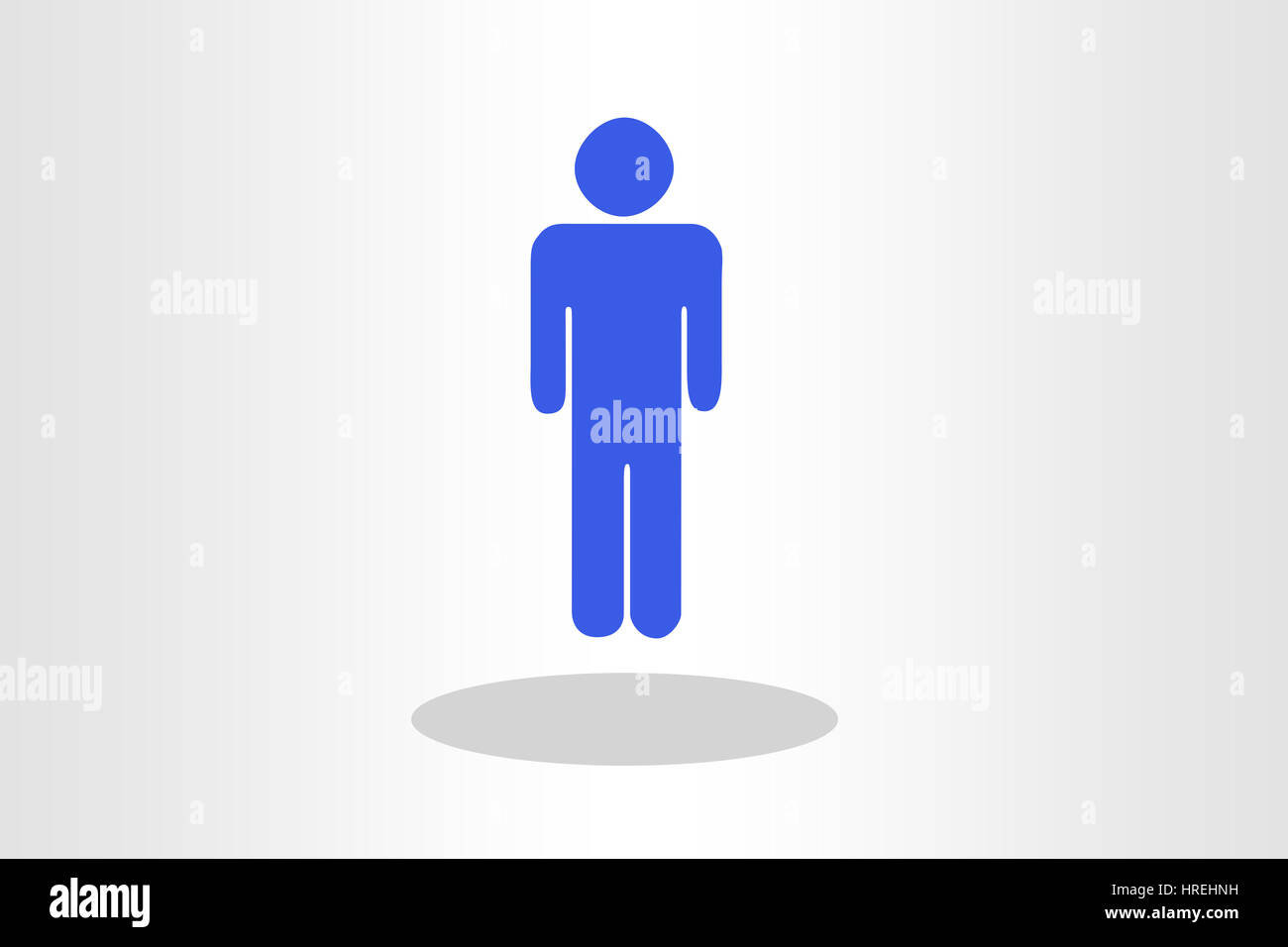 Illustration of human figurine on plain background Stock Photo - Alamy