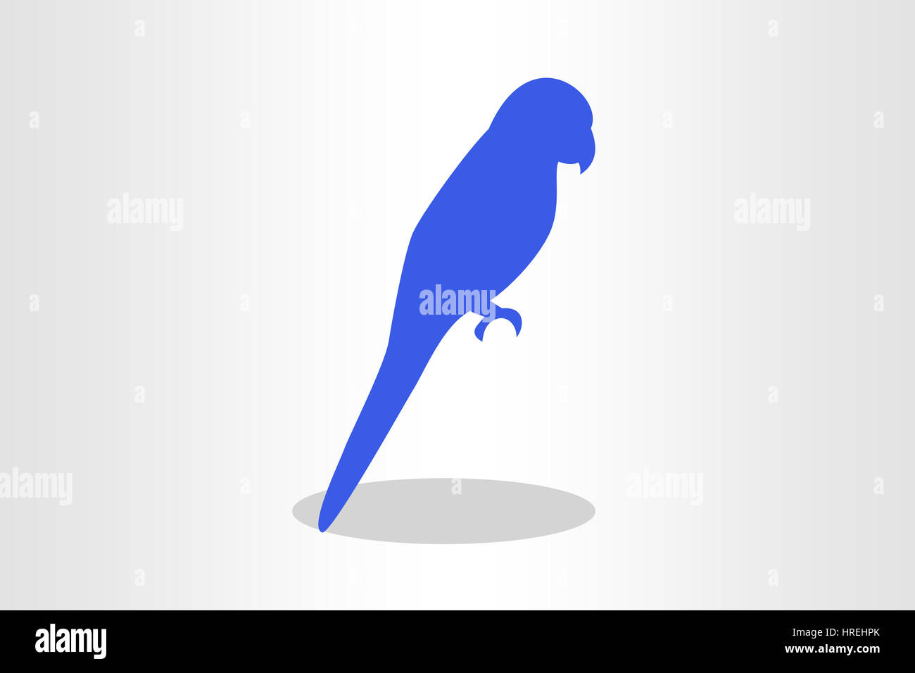 Illustration of parrot against plain background Stock Photo - Alamy