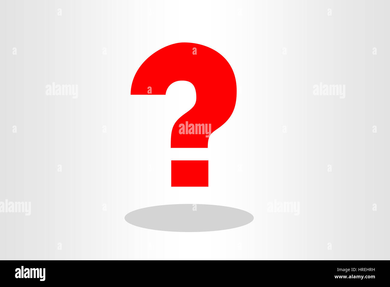 Illustration of red question mark against plain background Stock Photo ...