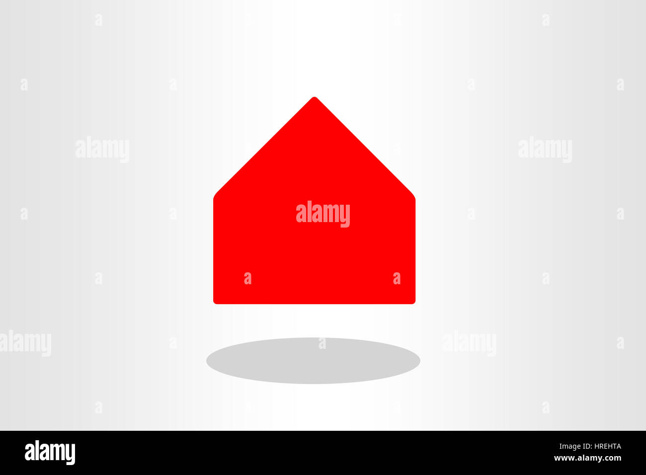 Illustration of red sign against plain background Stock Photo - Alamy