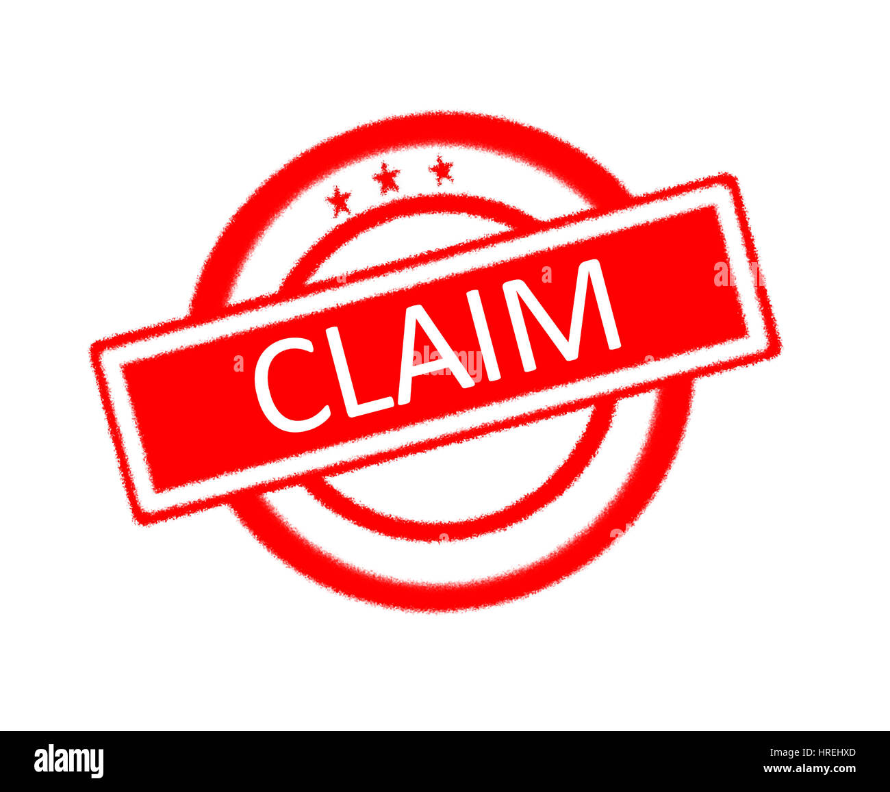 Illustration of claim written on red rubber stamp Stock Photo - Alamy