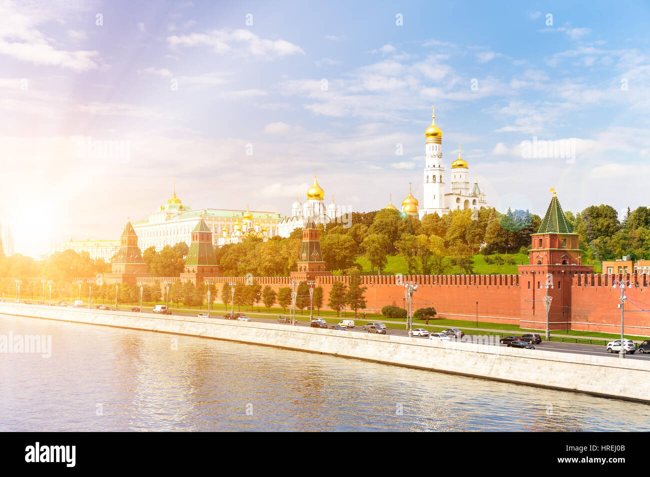 Panoramic view of the Kremlin in Moscow Stock Photo - Alamy