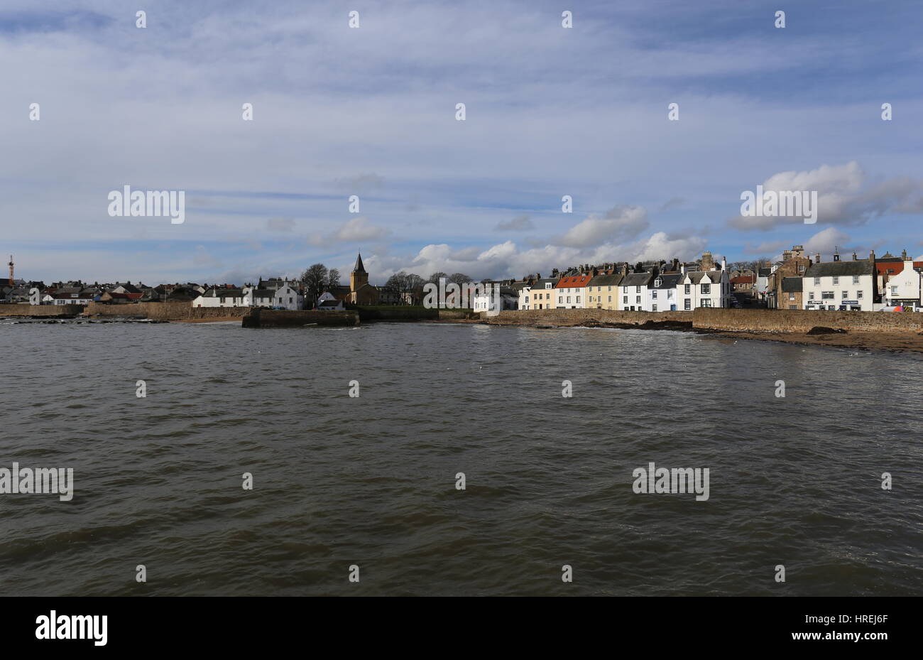Anstruther waterfront Fife Scotland February 2017 Stock Photo - Alamy