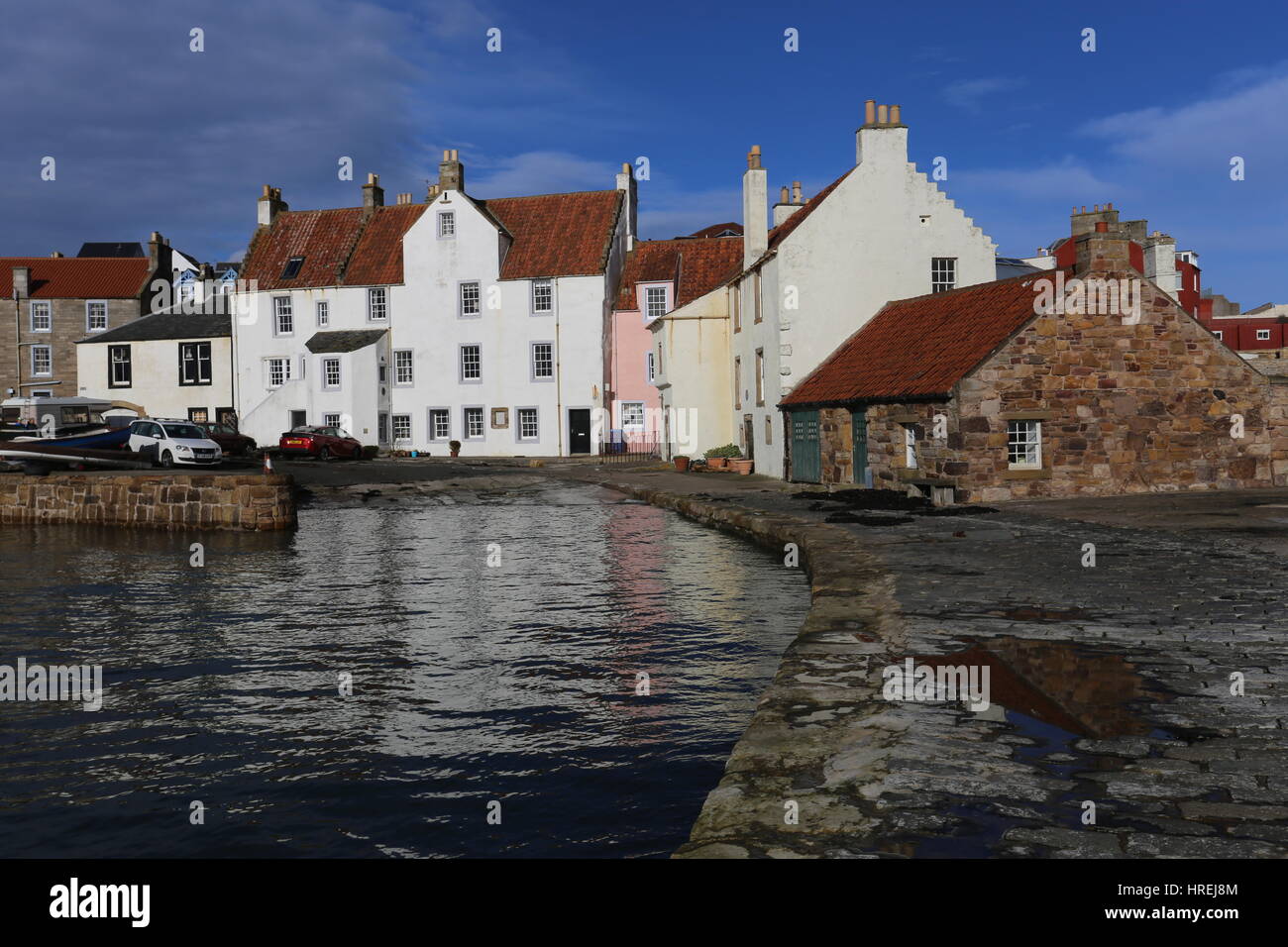 Pittenweem waterfront Fife Scotland February 2017 Stock Photo - Alamy