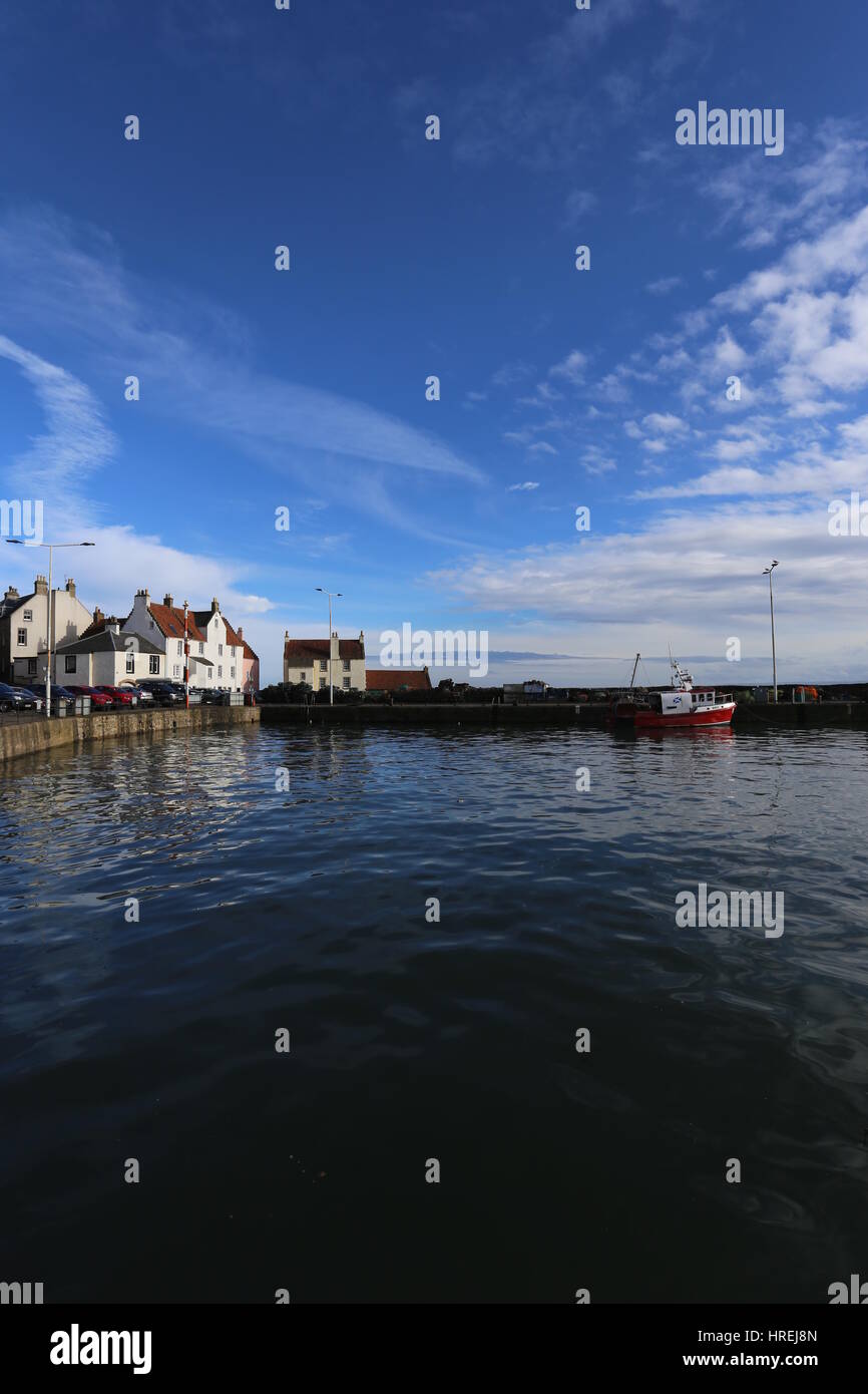 Pittenweem waterfront Fife Scotland February 2017 Stock Photo - Alamy